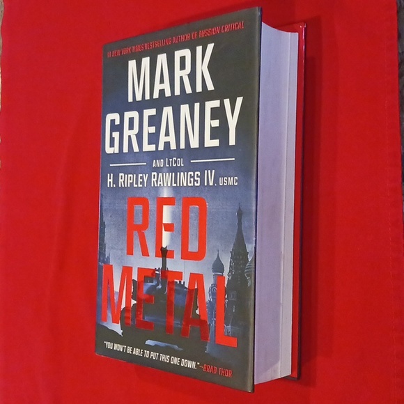 Other | 1st Edition Mark Greaney Red Metal Hardcover Book | Poshmark